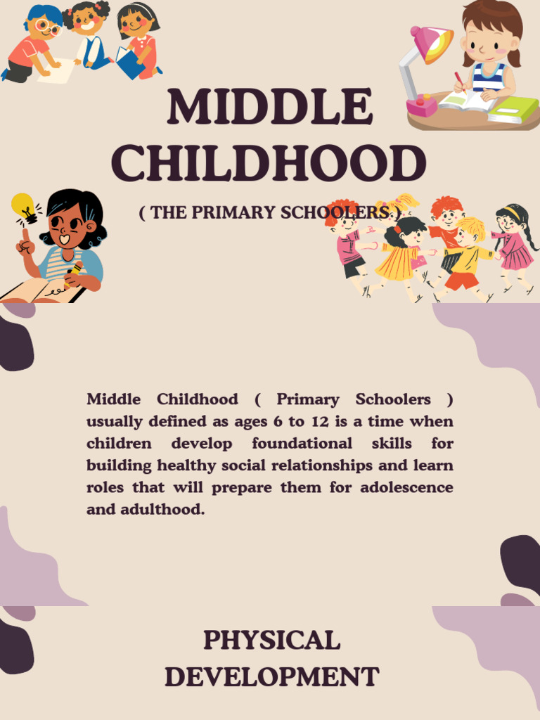 Middle Childhood Primary Schoolers | PDF