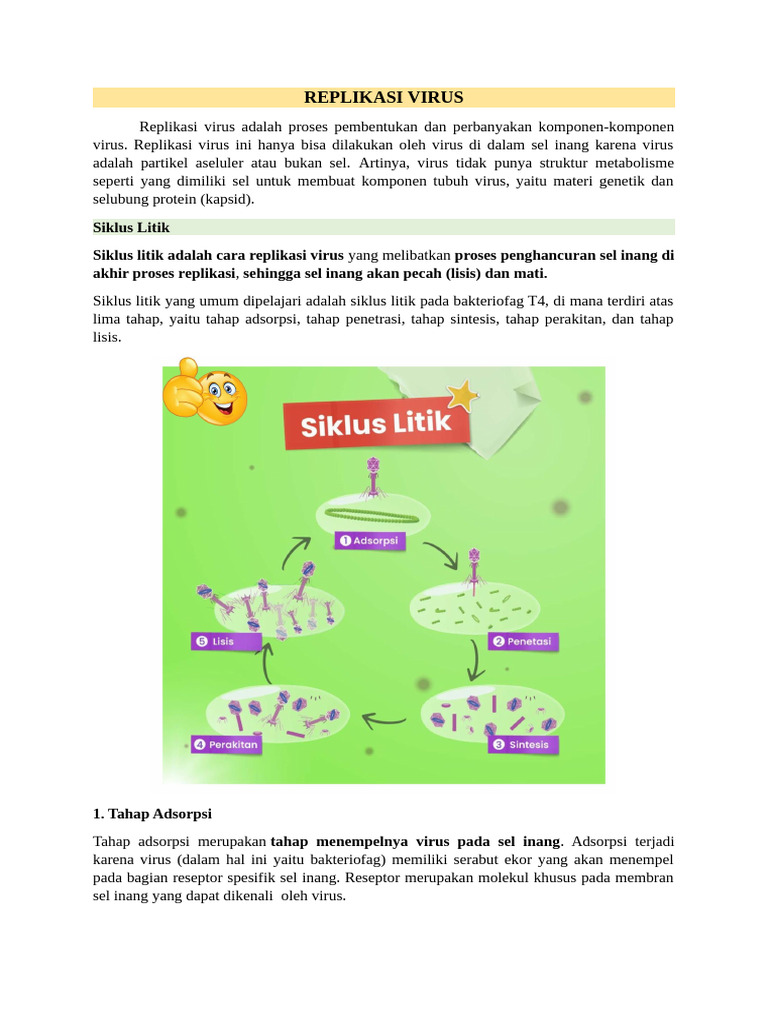 Replikasi Virus | PDF