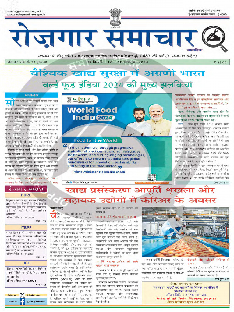 AP Employment News H 12-10-2024 | PDF