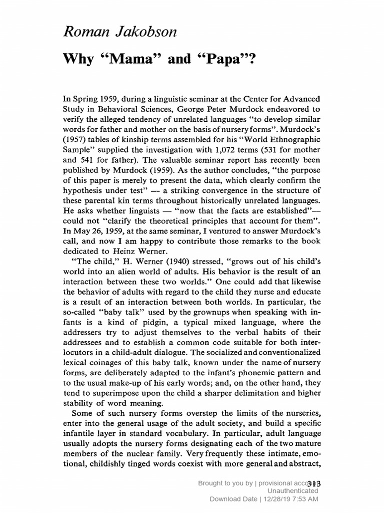 Jakobson 1972 | PDF
