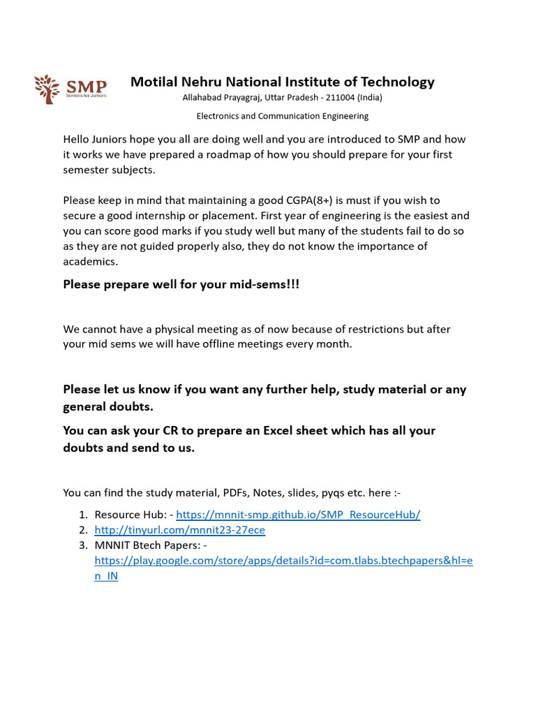 First Sem ECE HELP LINE | PDF