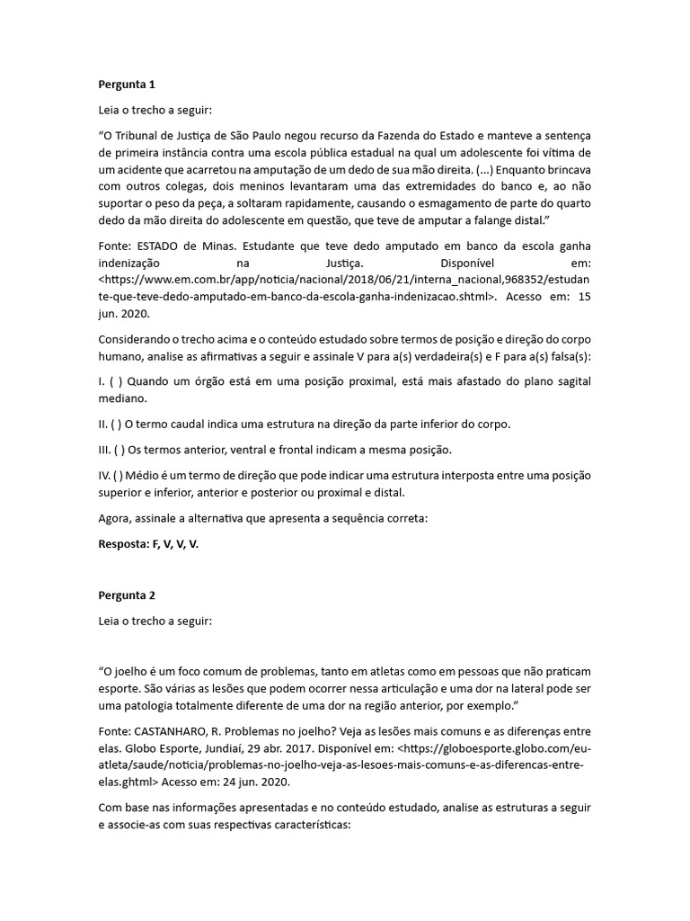 Compilado Anatomia | PDF