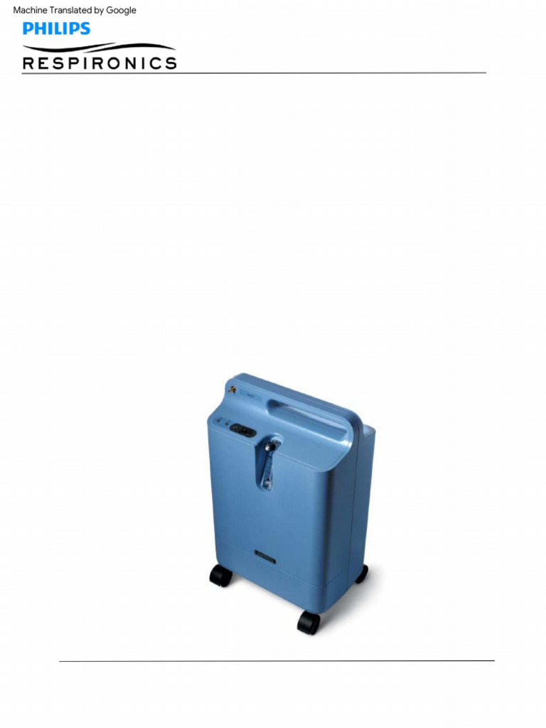 Philips EverFlo Oxygen Concentrator - Service Manual | PDF