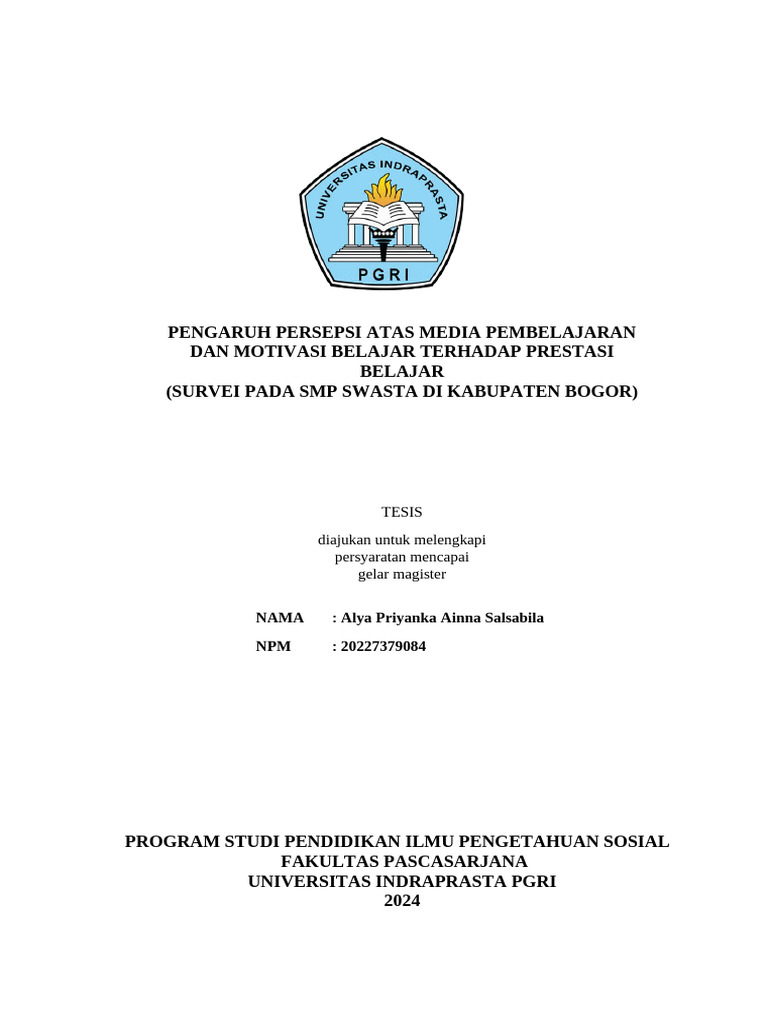 Contoh Model Pembelajaran | PDF