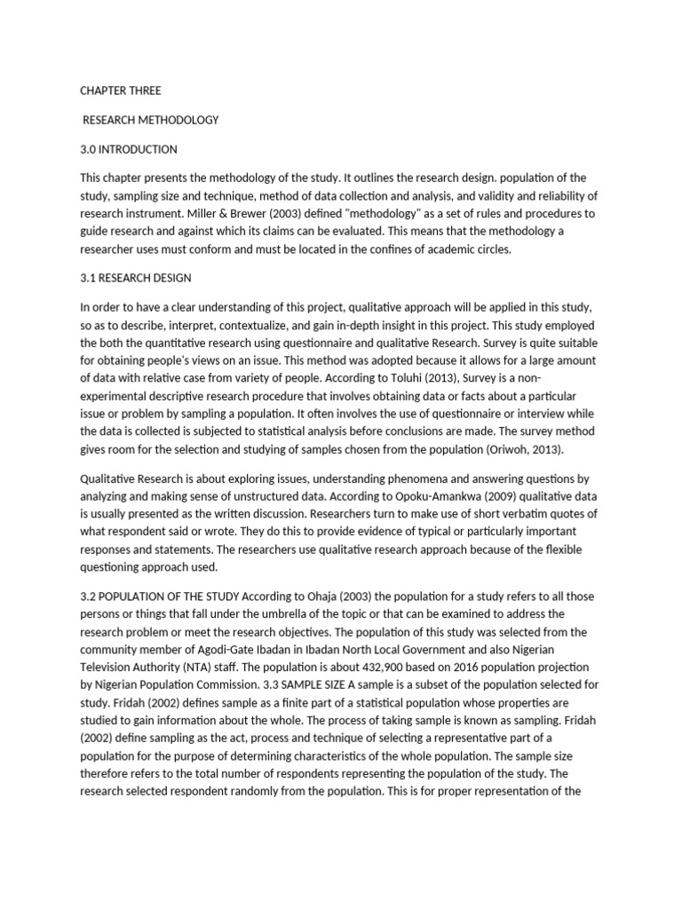 Chapter Threee | PDF