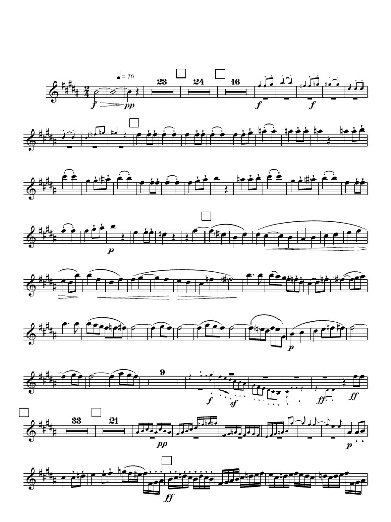 Clarinet in B flat | PDF