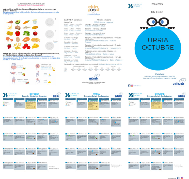 2024 2025 - Triptico Urria Octubre | PDF