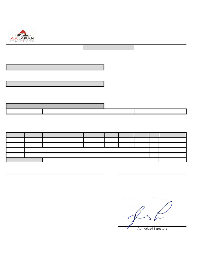 Invoice For 20 Brand New Vehciles Ro-Ro Importers | PDF