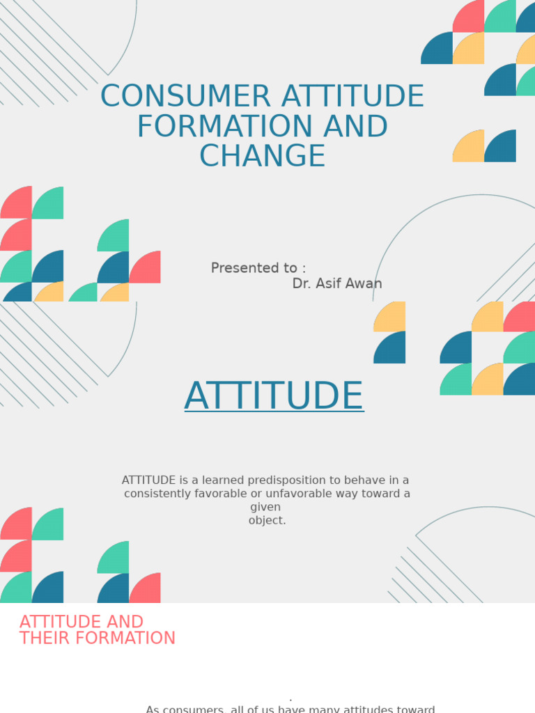 consumer attitude formation and change | PDF