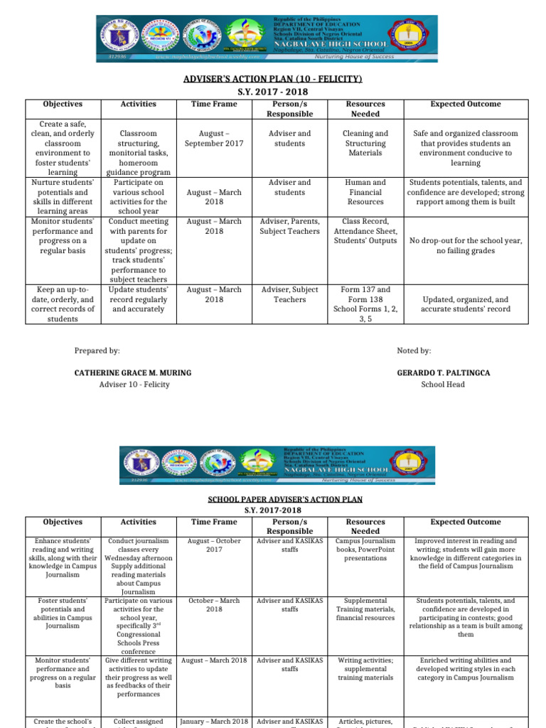 Action Plan | PDF