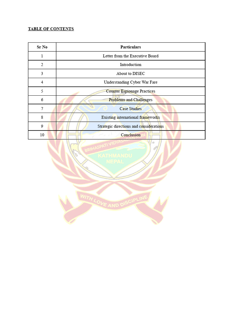 Disec BG Bvsmun | PDF