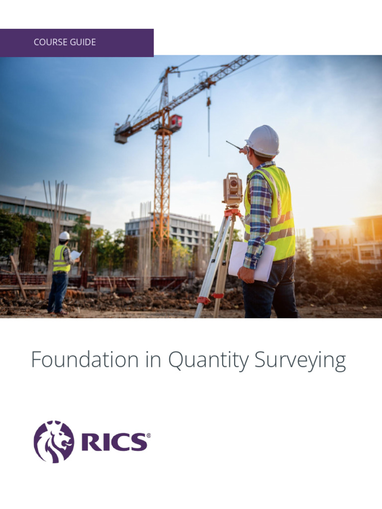 foundation_quantity_surveying_course_guide | PDF