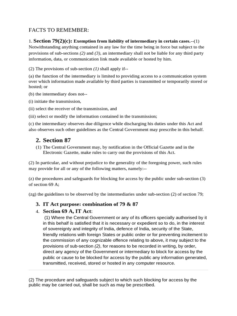 FACTS TO REMEMBER | PDF