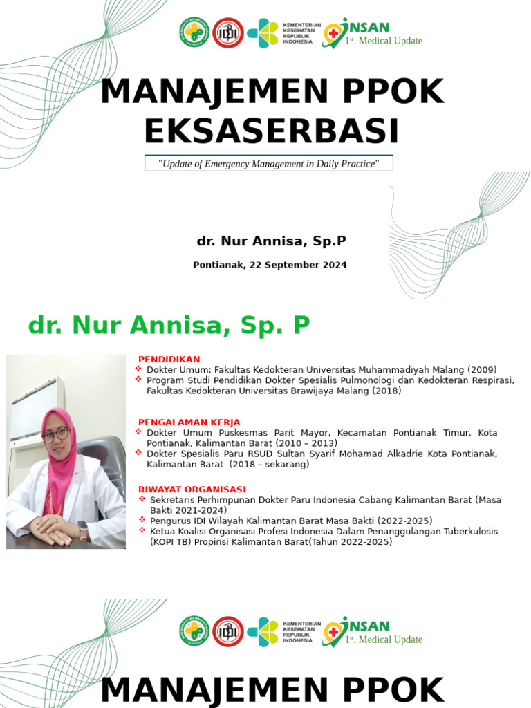 2.3 PPOK Dr. Anis - PPT INSAN 1St Medical Update | PDF