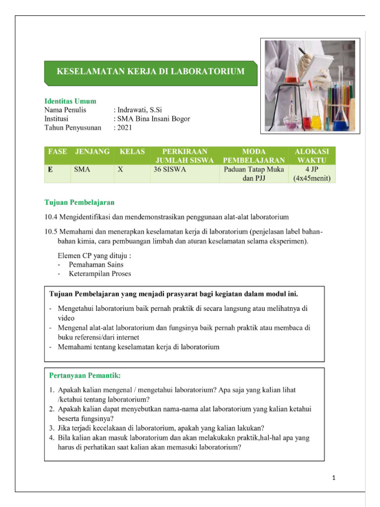 Modul Ajar. Gradiana Hale | PDF