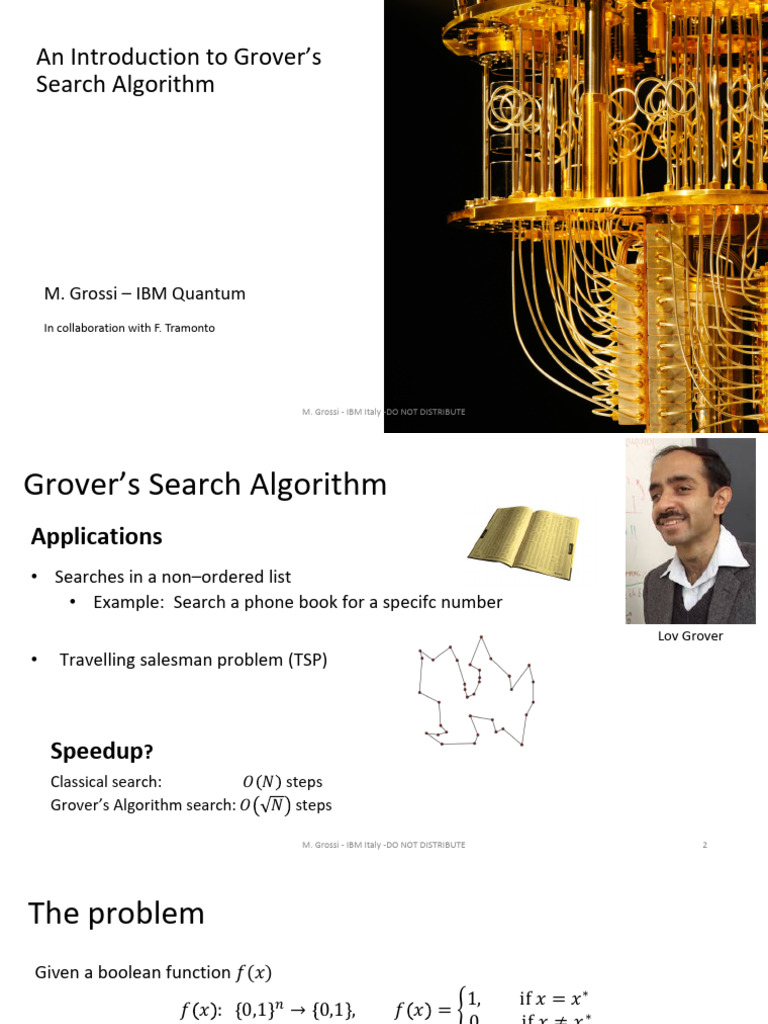 Grover Agorlithm LEZ2 | PDF | Computer Science | Algorithms