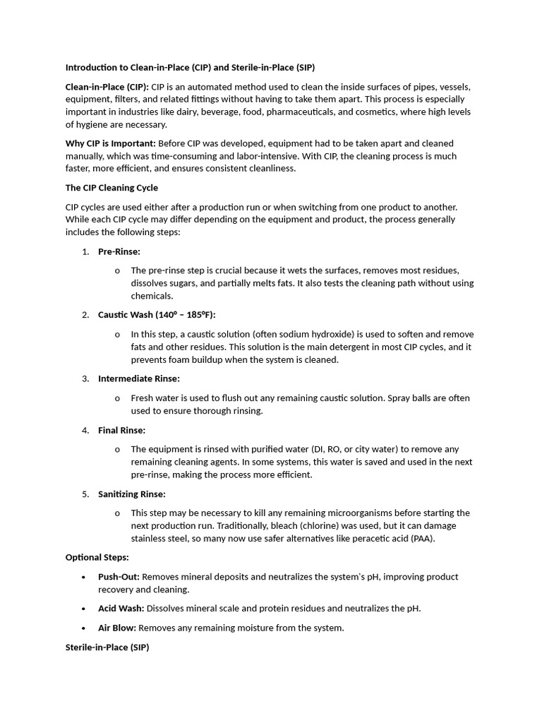 Cip and Sip | PDF