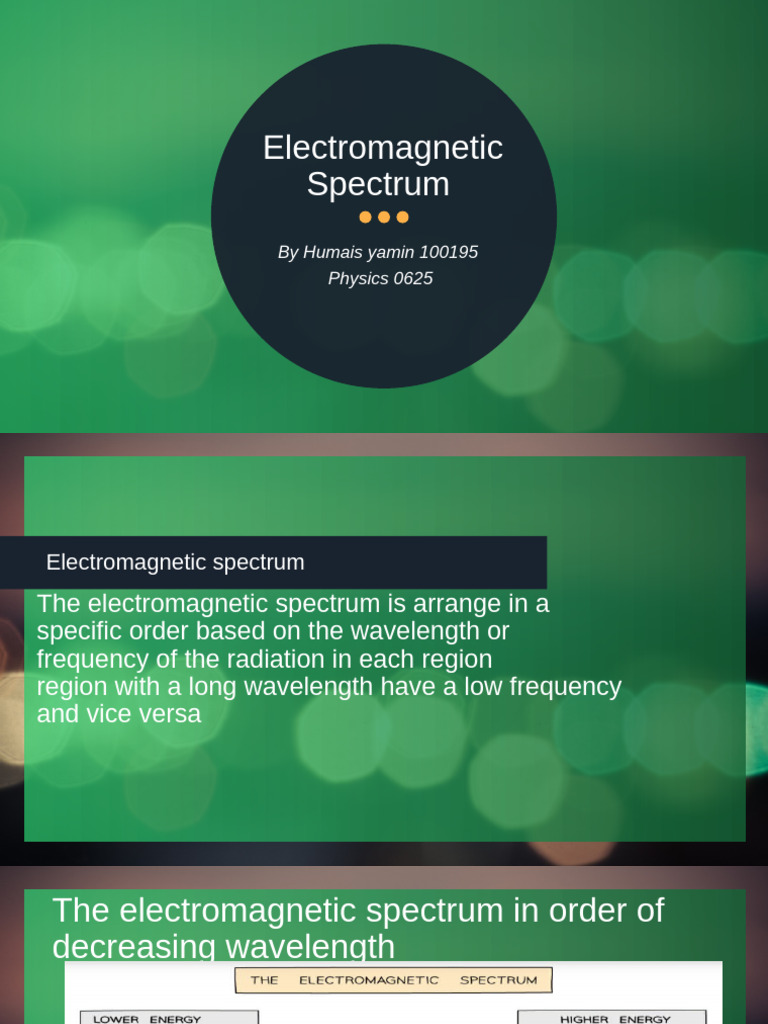 Electromagnetic Spectrum | PDF