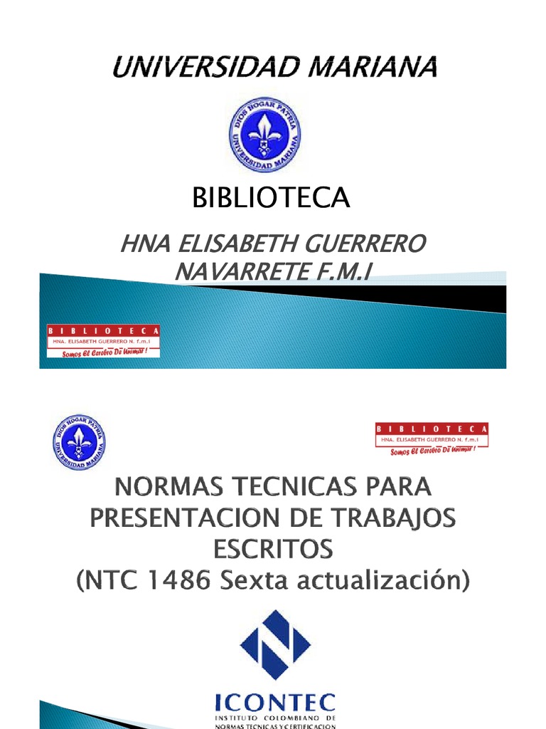 Normas Icontec | PDF