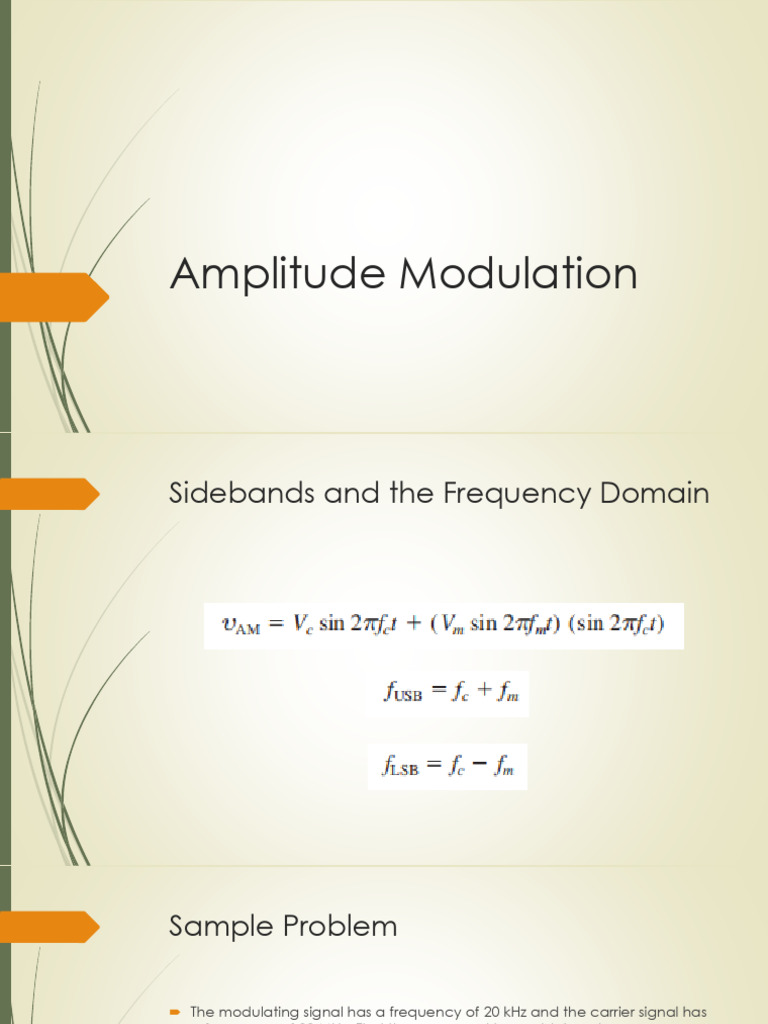 Amplitude Modulation - 2 | PDF