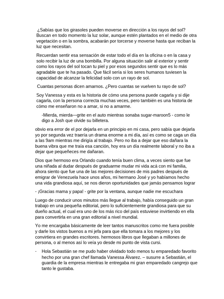 Un Rayo de Sol 1 2 | PDF