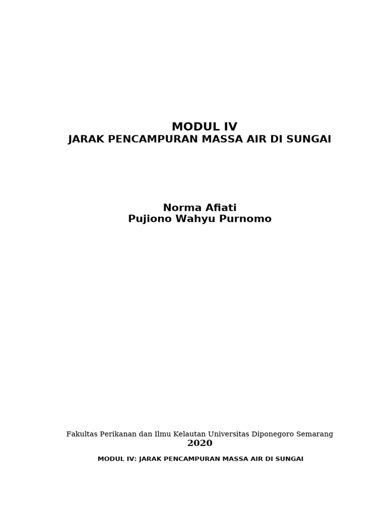 Modul IV Ekoper | PDF