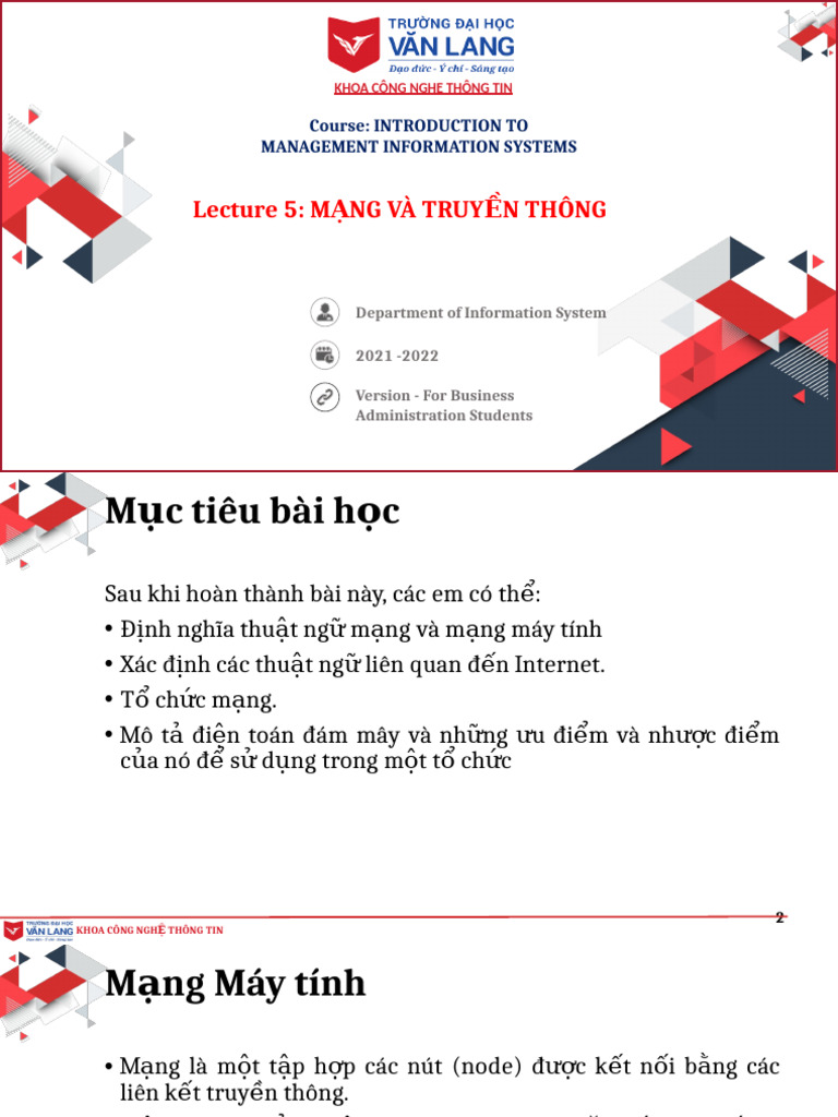L5 - Network and Communication - VI | PDF | Internet Protocols ...