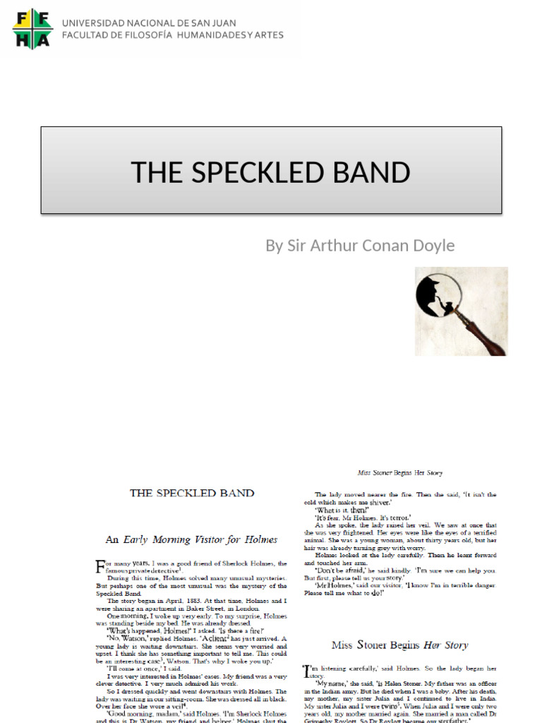 The Speckled Band | PDF
