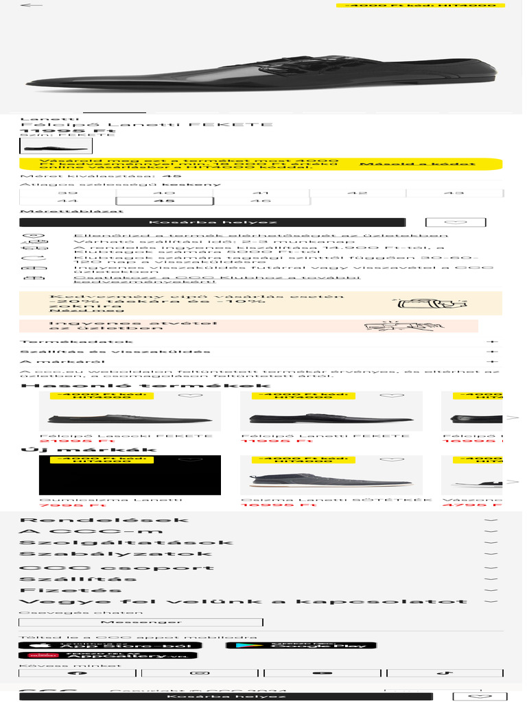 Félcipő Lanetti JOHNY-37S MI08 FEKETE - CCC - Euhu | PDF