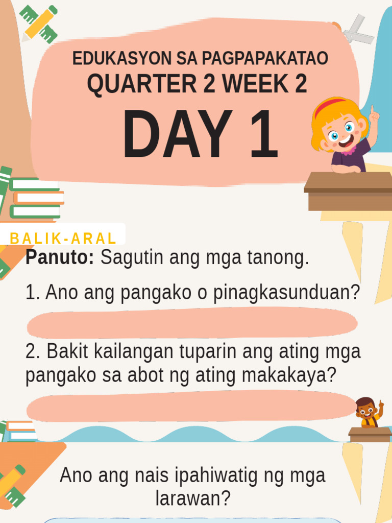 G6Q2 Week 2 Esp | PDF