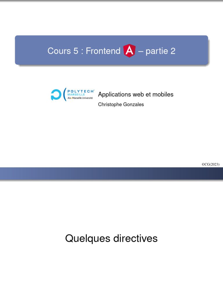 Cours5 Poly | PDF