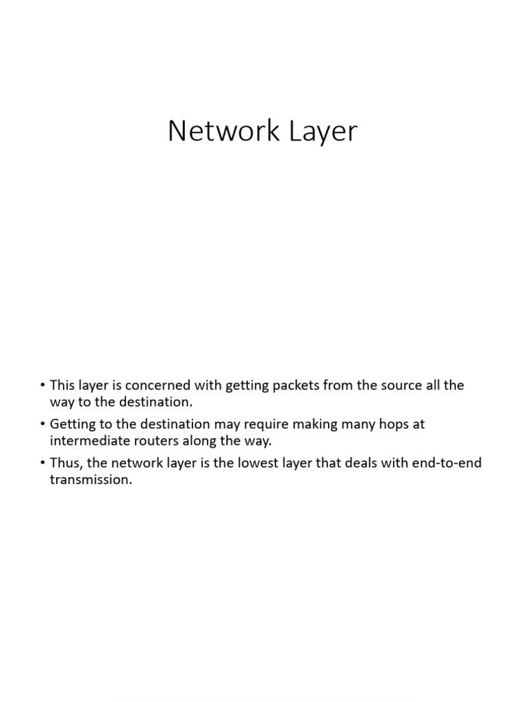 1network Layer | PDF