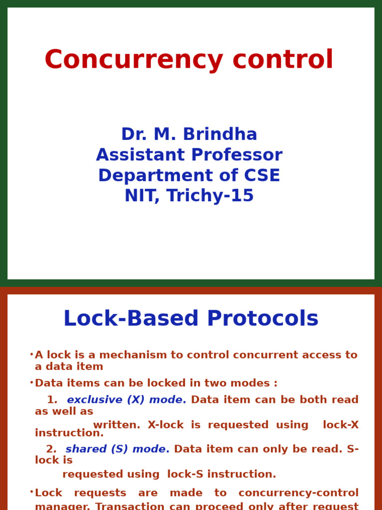 5 Concurrency Control | PDF