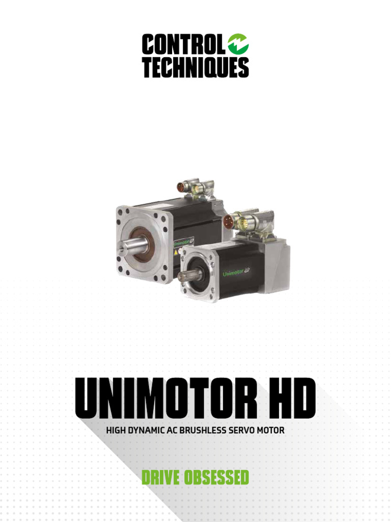 Unimotor HD Ac Servo Motor Series Brochure | PDF