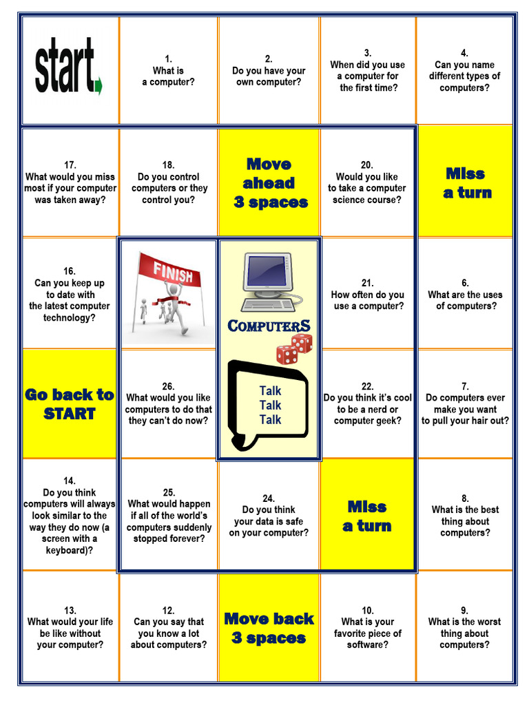 Computer Board Game B1 | PDF
