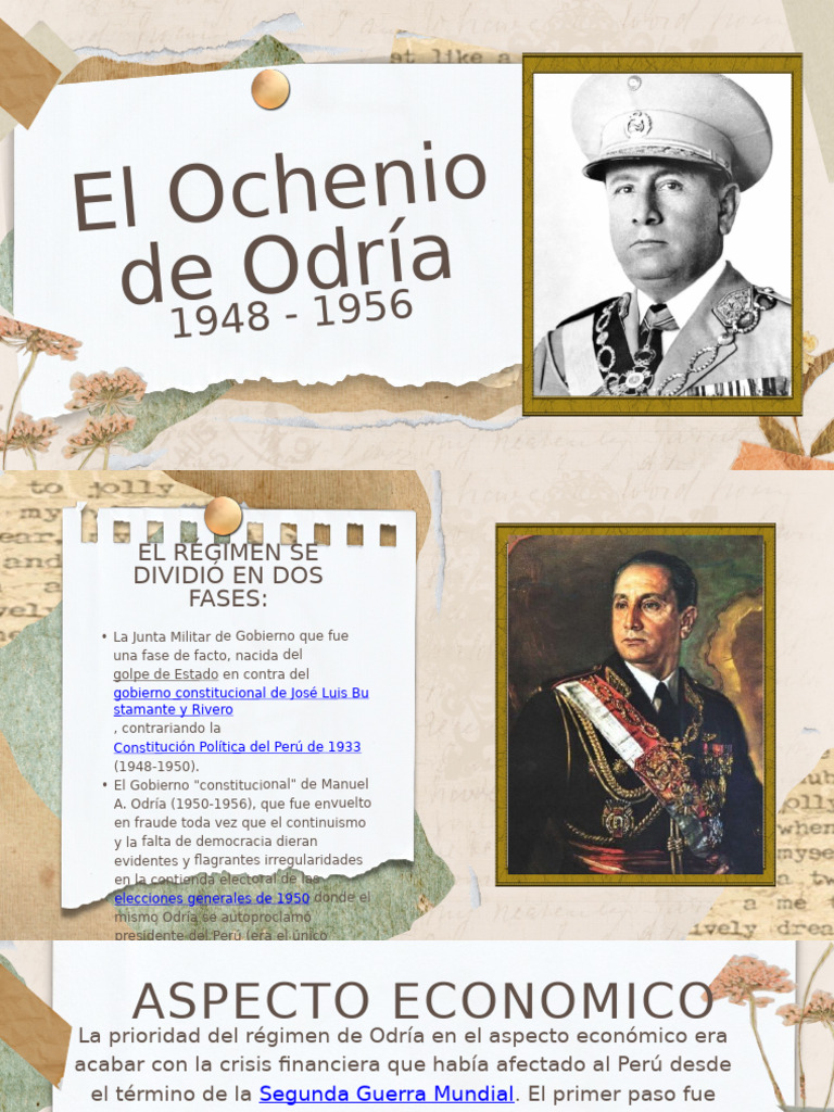 El Ochenio de Odria | PDF