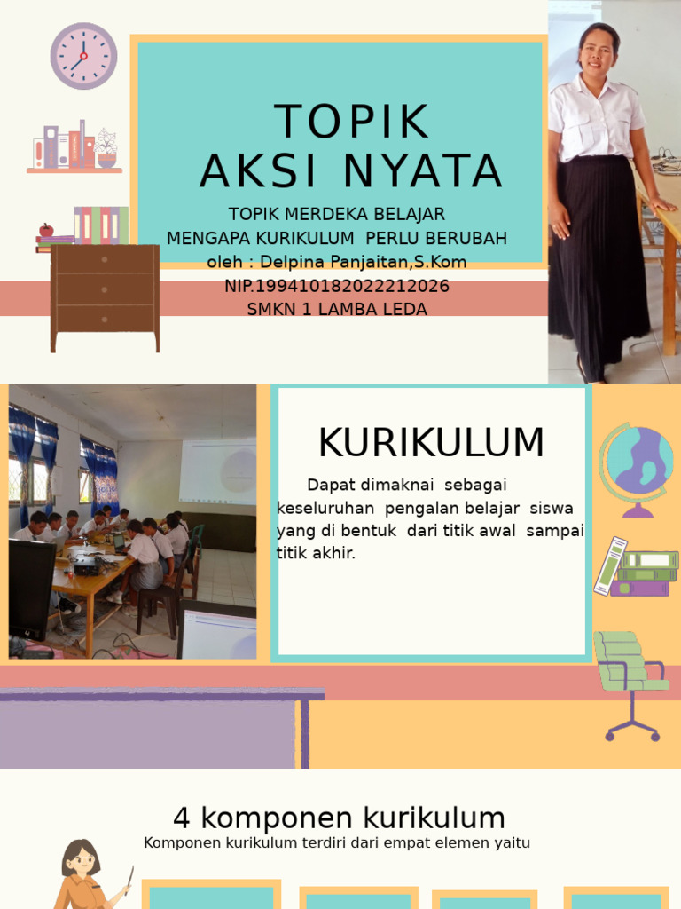 AKSI NYATA KURIKULUM MERDEKA DELPINA PANJAITAN, S.Kom | PDF