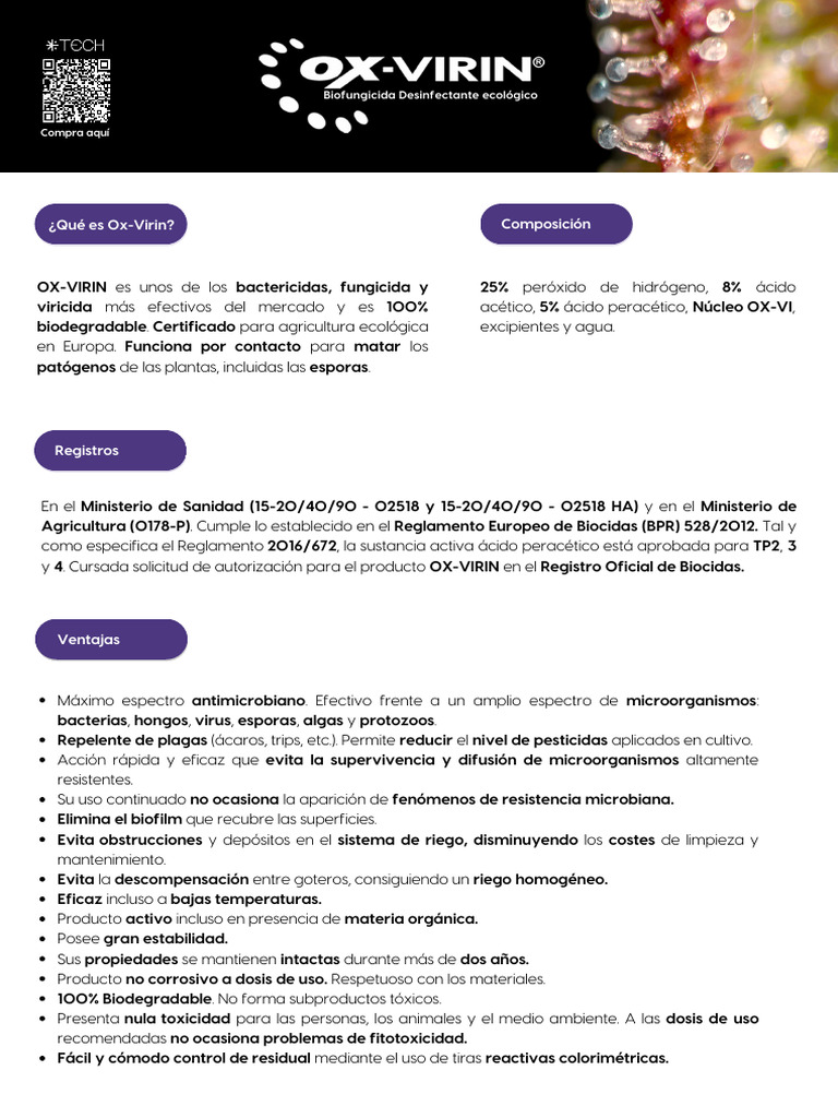 Ficha Tecnica OX VIRIN | PDF