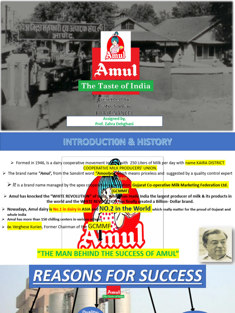 Presentation1 Amul | PDF