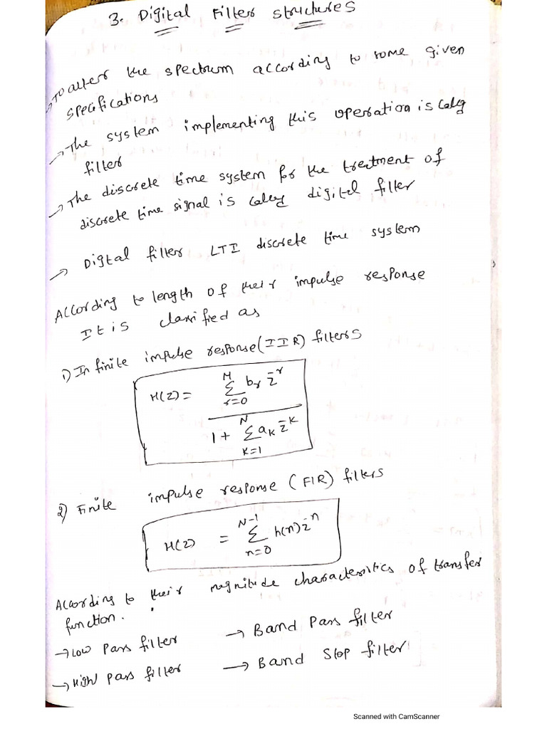 DSP Chapter 3 | PDF