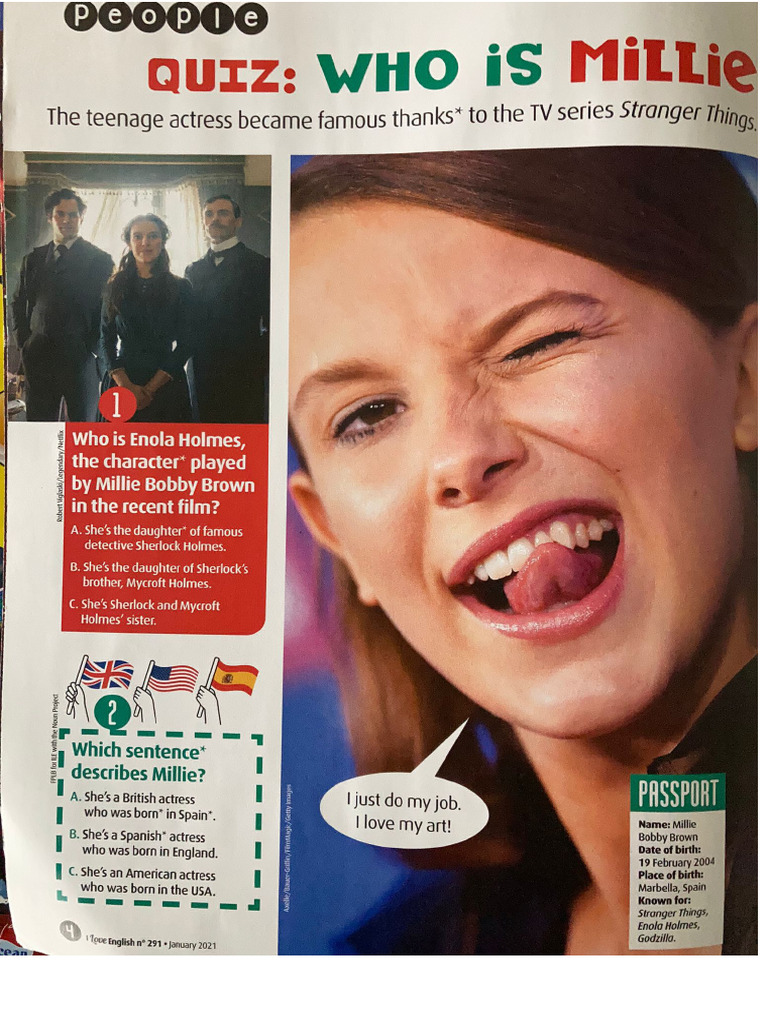 Millie Reading Comprehension | PDF