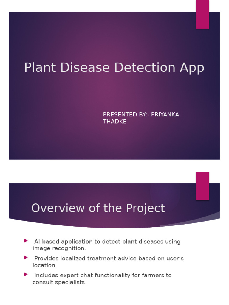 Plant Disease Detection Project Pdf