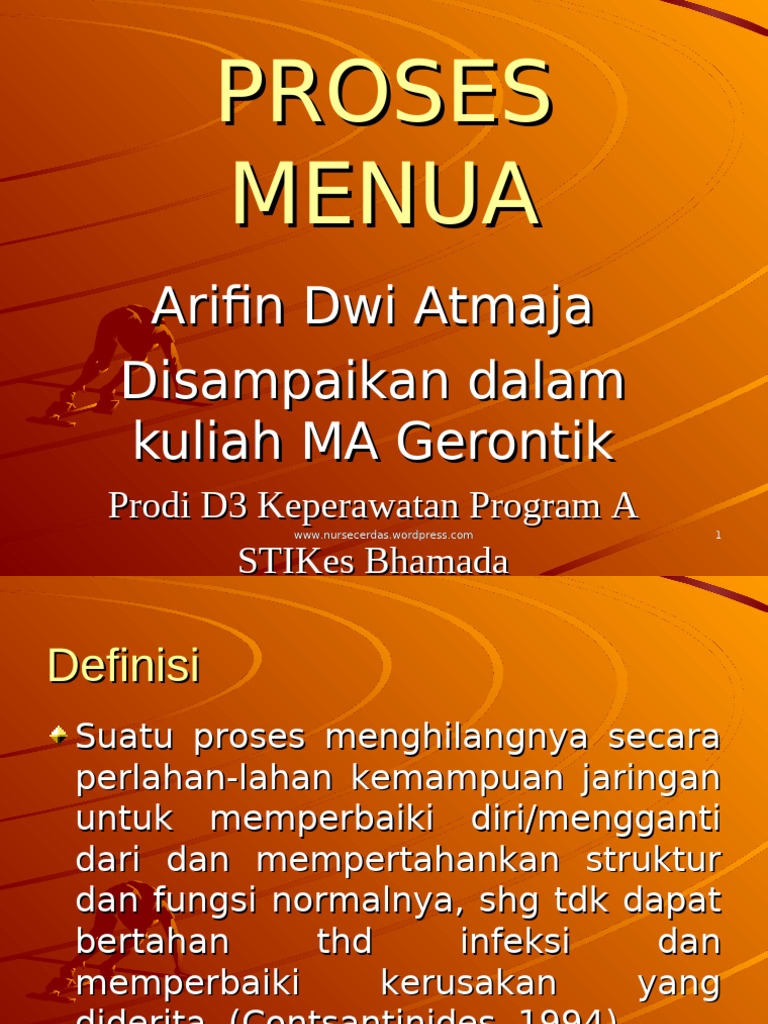 Proses Menua | PDF