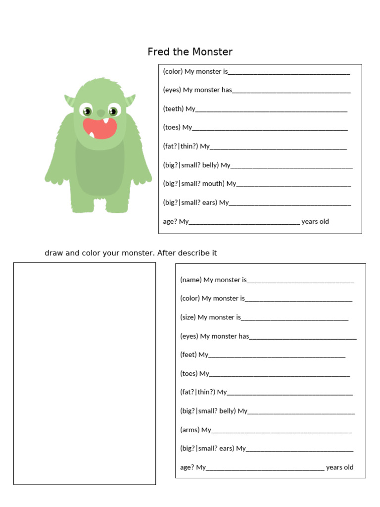 Monsters Description.1 | PDF