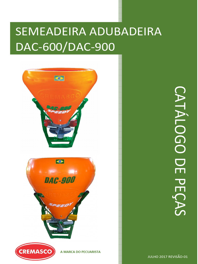 CATÁLOGO DE PEÇAS DAC-600 DAC-900-OFICIAL-rv1 | PDF