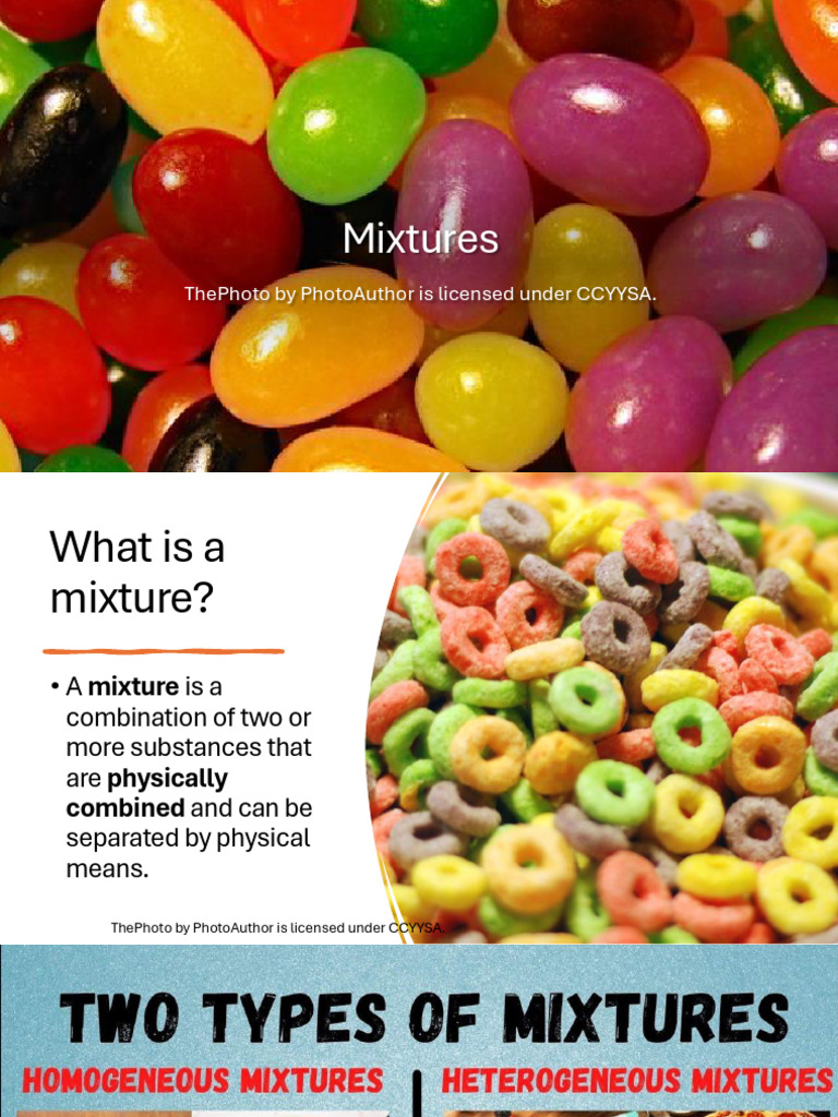 Elements, Compound and Mixtures | PDF