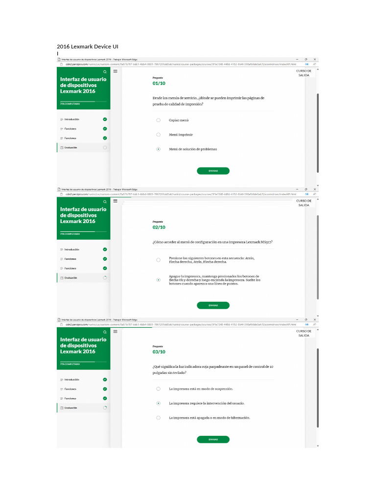 2016 Lexmark Device UI | PDF