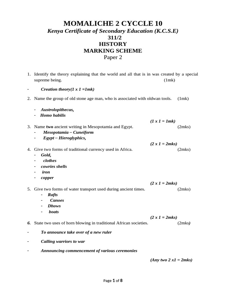 HIST PP2 MS (1) | PDF