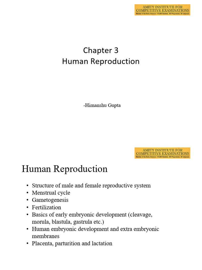 Human Reproduction | PDF