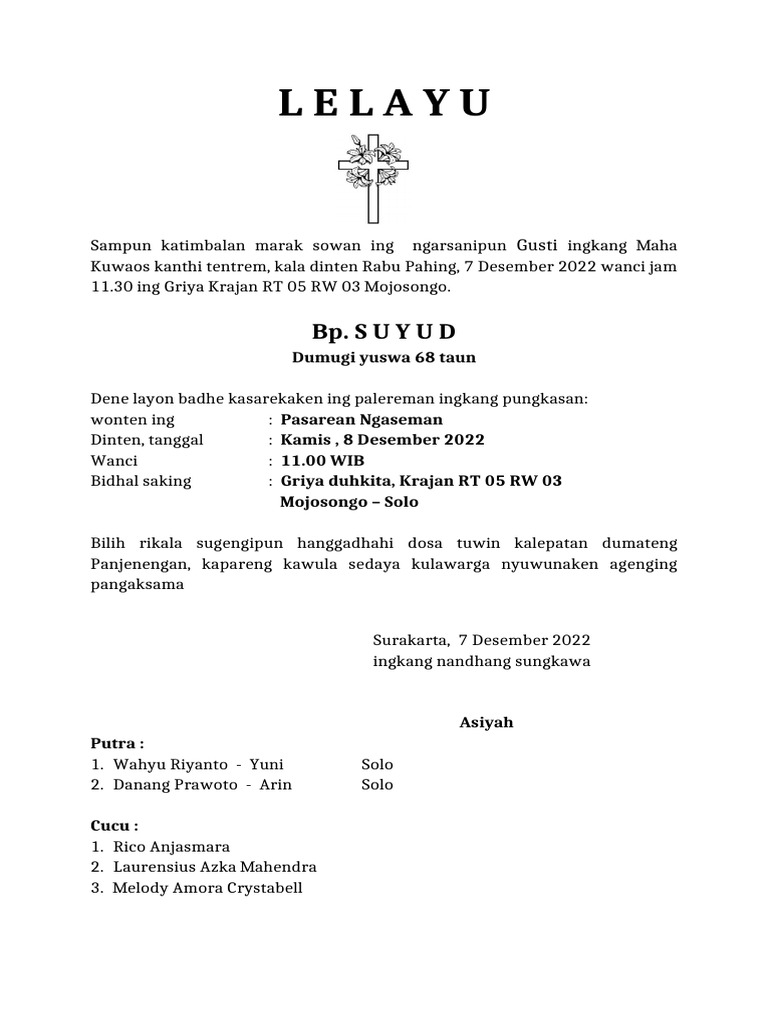 LELAYU KRISTEN JAWAdocx | PDF